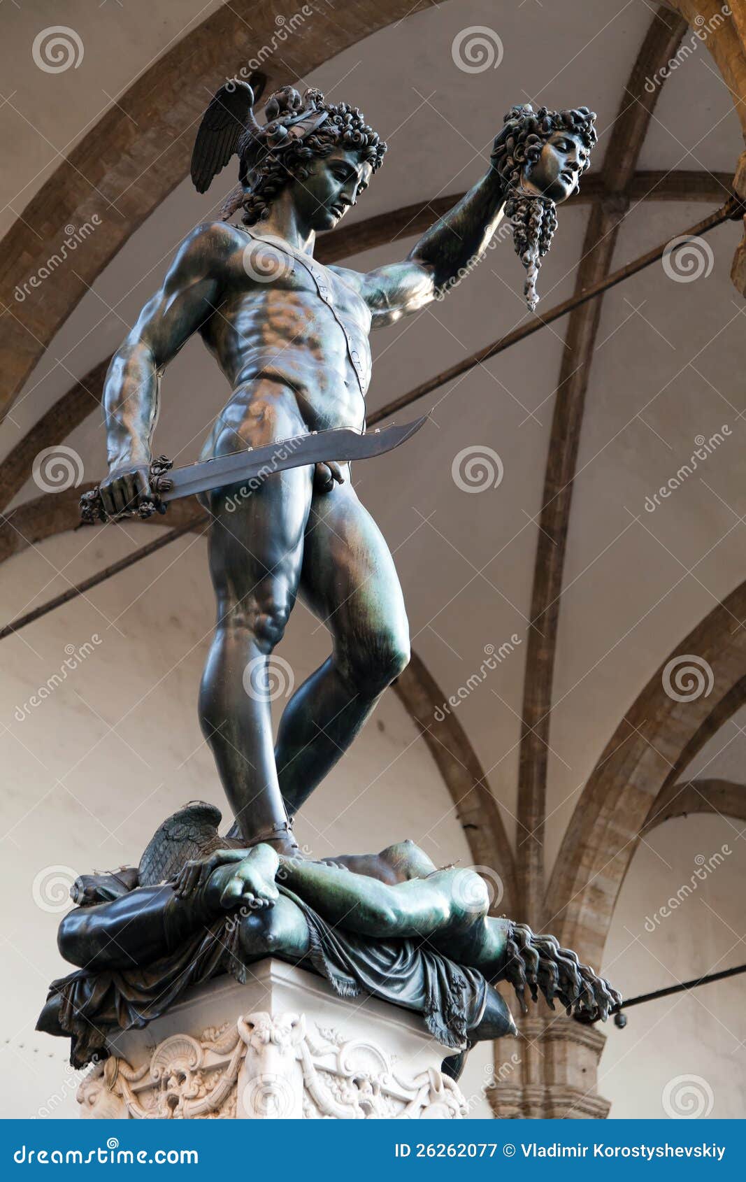 Perseus with the Head of Medusa Stock Image - Image of greek, mythology ...