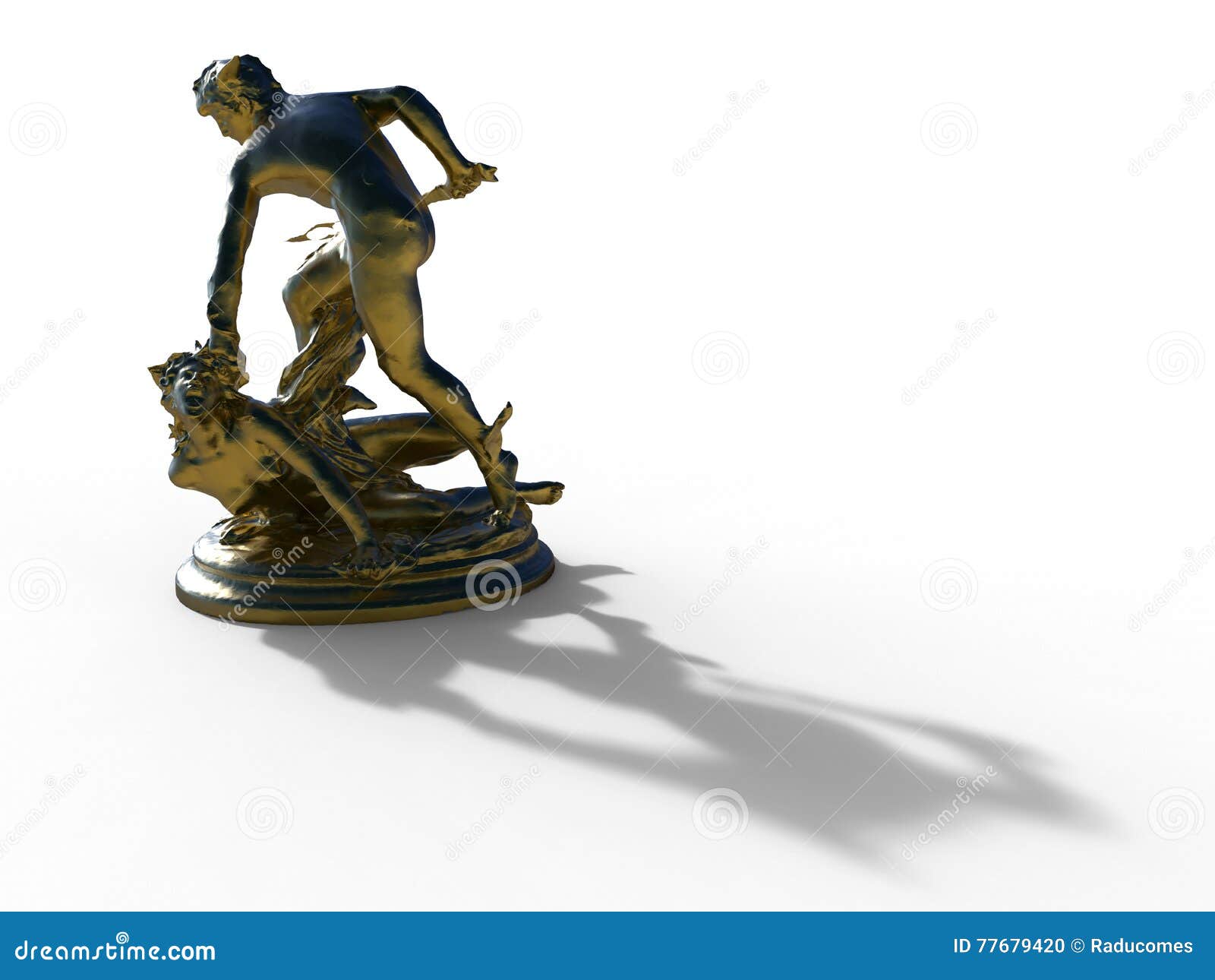 Perseus And Medusa Cartoon Vector | CartoonDealer.com #30223113