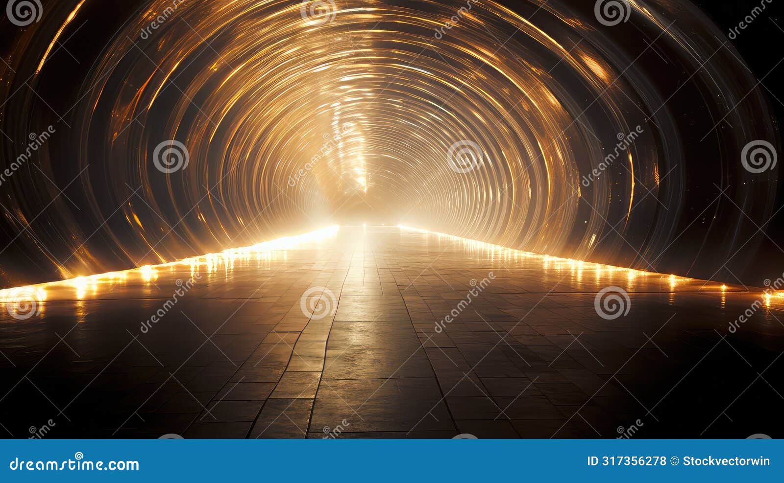 Perseverance Light At End Of The Tunnel Royalty-Free Cartoon ...