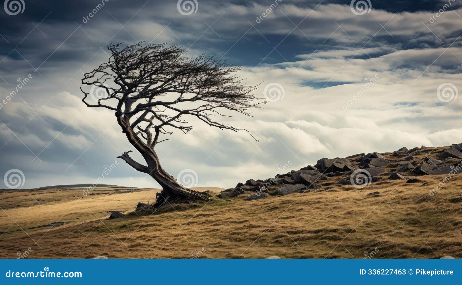 Perseverance tree nature stock illustration. Illustration of generated ...
