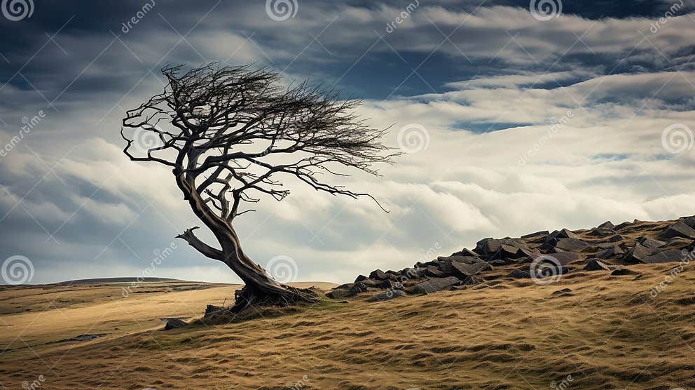 Perseverance tree nature stock illustration. Illustration of generated ...