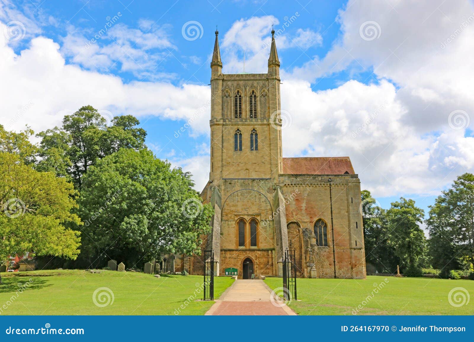 Pershore Abbey in Worcestershire, England, Stock Photo - Image of ...