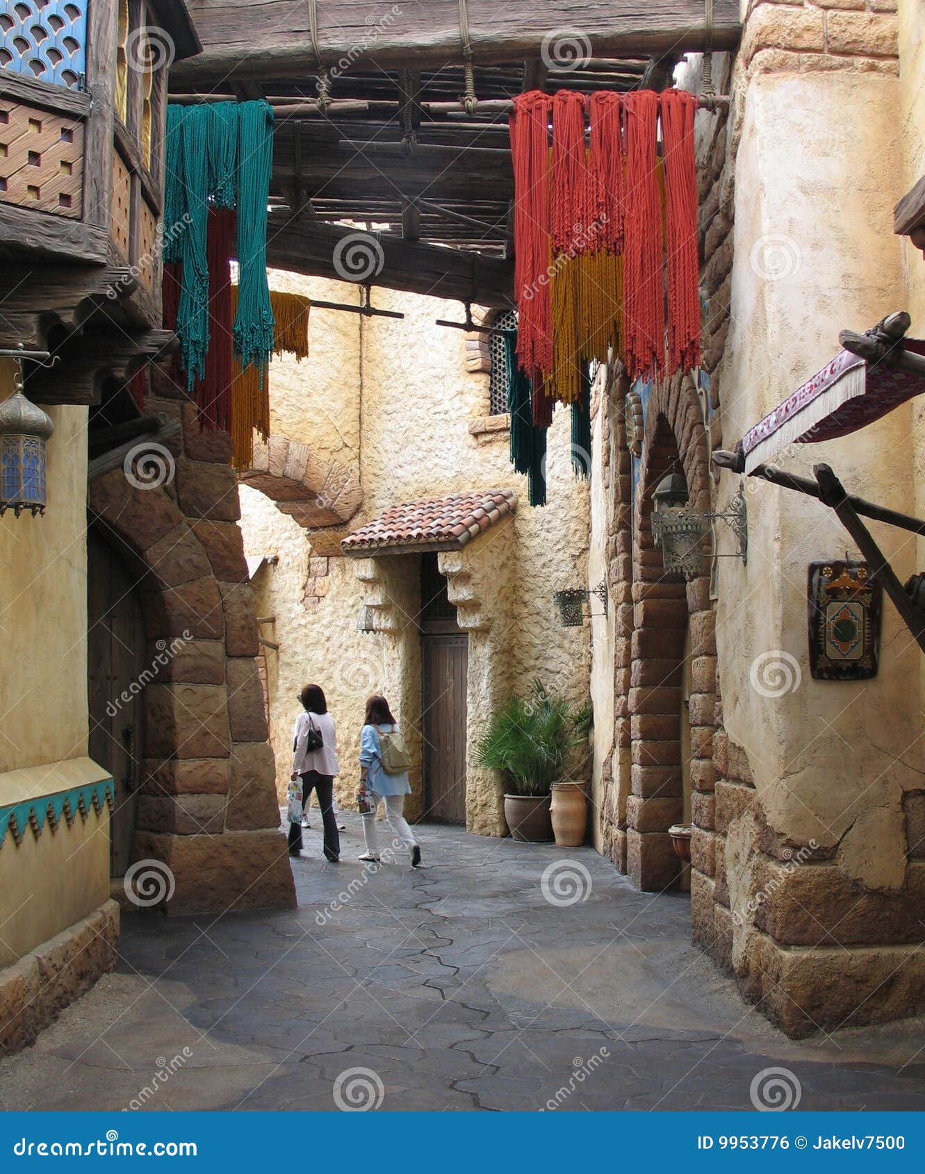 Persian alley stock photo. Image of stucco, yarn, vacation - 9953776