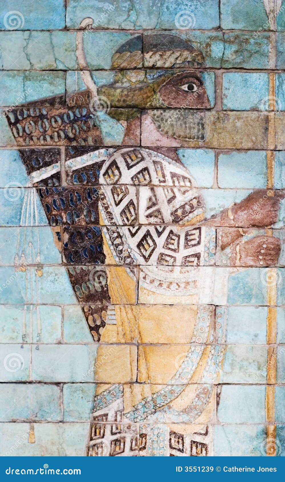 Persian Archer, Antiquities Editorial Stock Image - Image of decorative ...