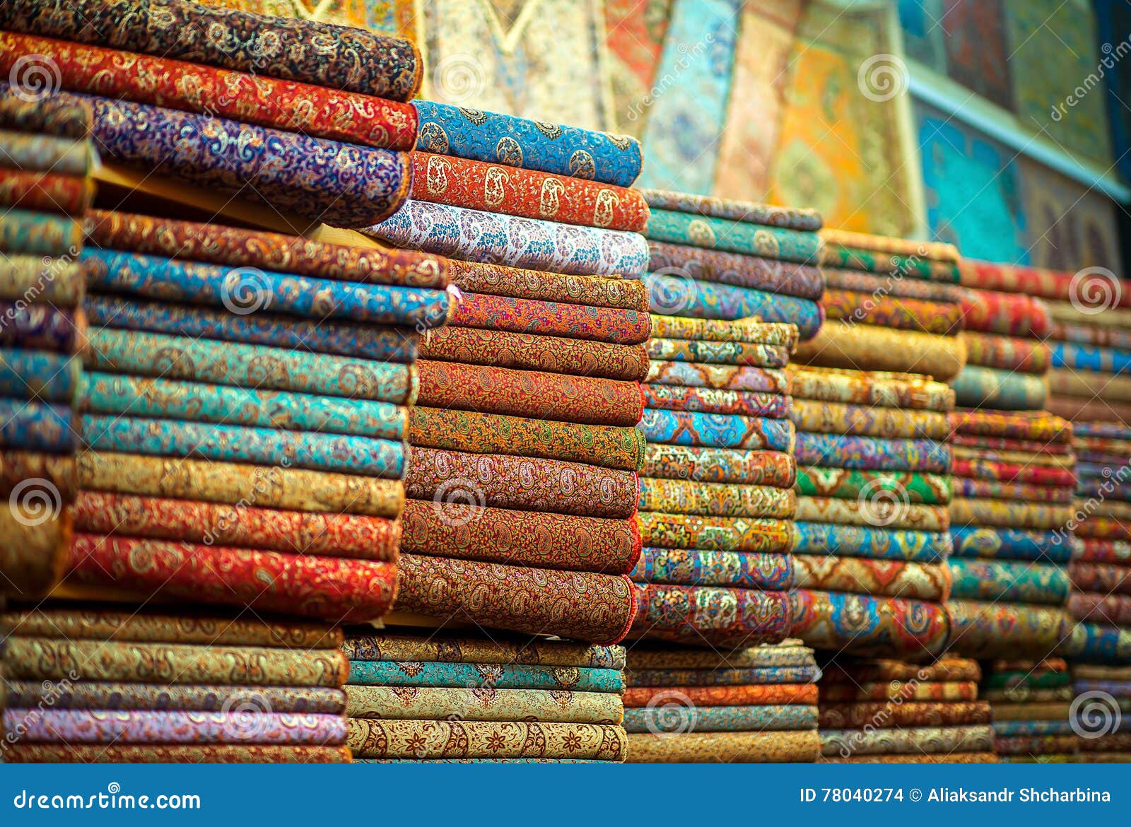 Persian fabrics stock photo. Image of eastern, ethnicity - 78040274