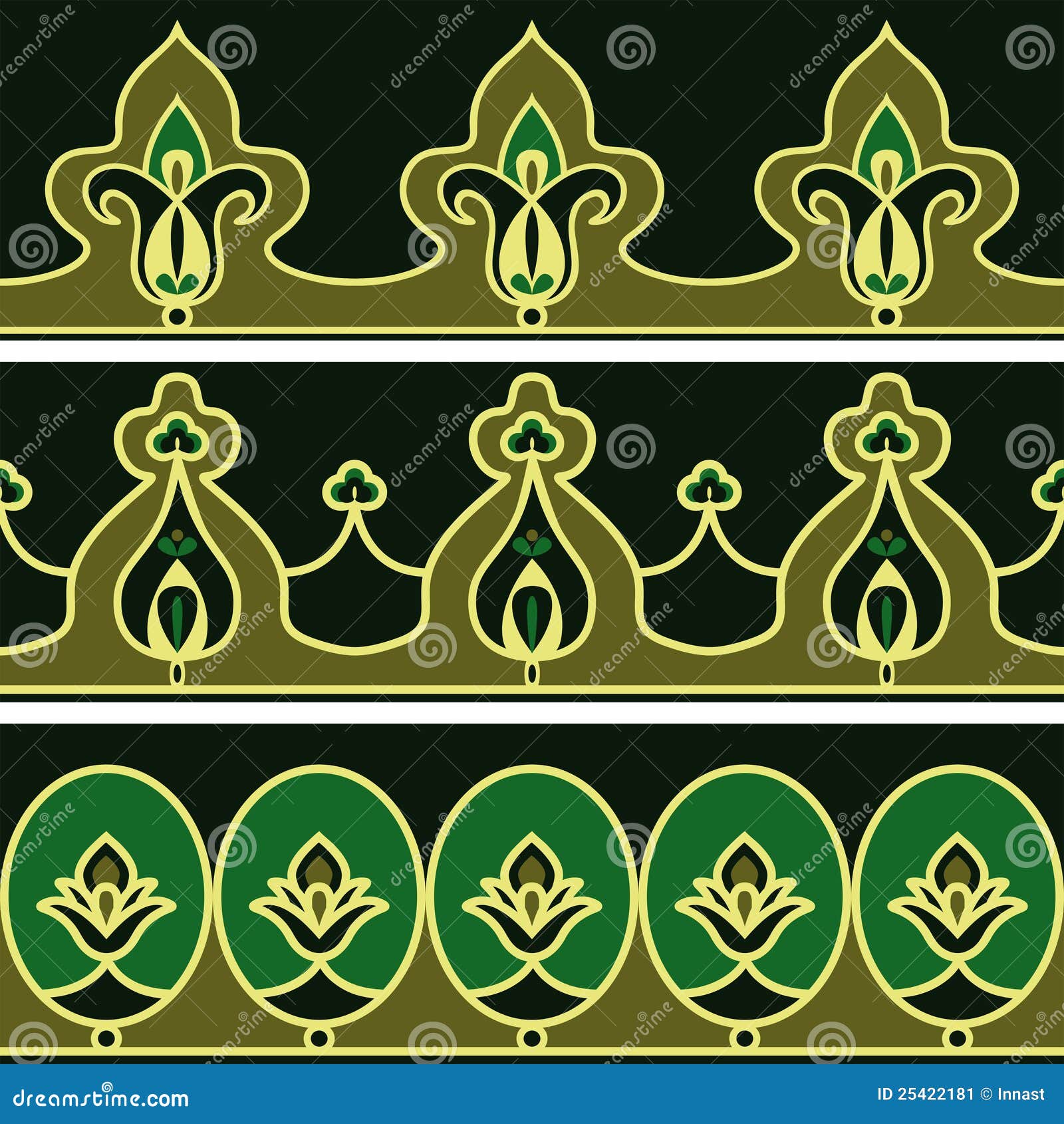 Persian patterns stock vector. Illustration of persian - 25422181