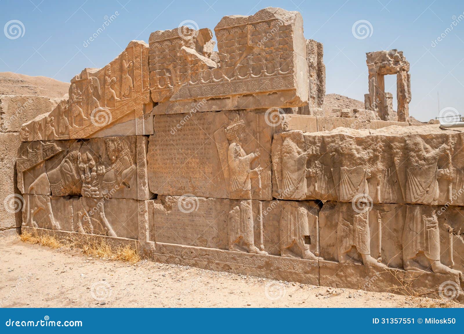 Persian Relief stock image. Image of hiking, persia, traveling - 31357551