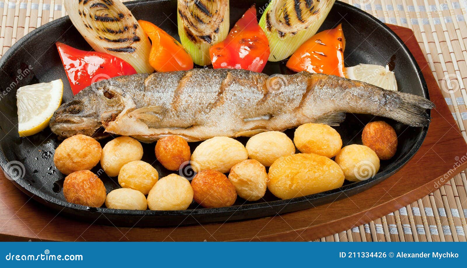 Persian Tamarind Fish stock photo. Image of iranian - 211334426