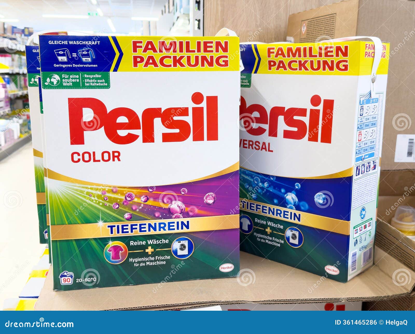 Persil Color Detergent Packaging in Store Display Editorial Photo ...