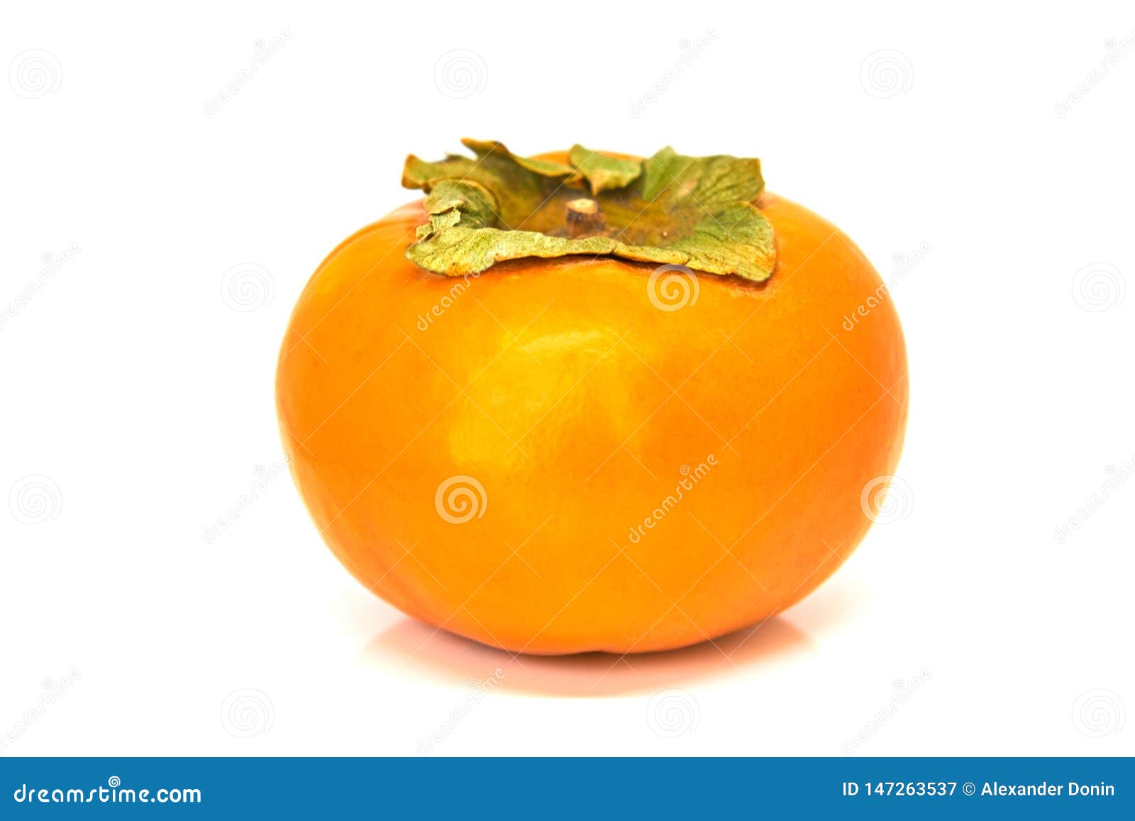 Persimmon Fruit Isolated on White Stock Image - Image of ingredient ...