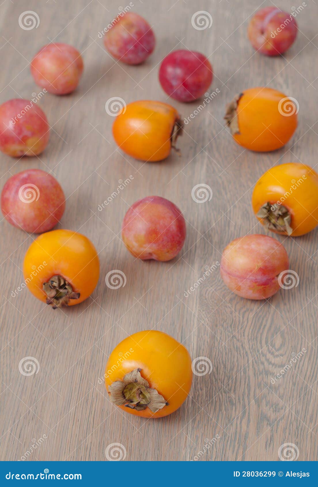 Persimmon Fruit and Pink Plums Stock Image - Image of fresh, kaki: 28036299