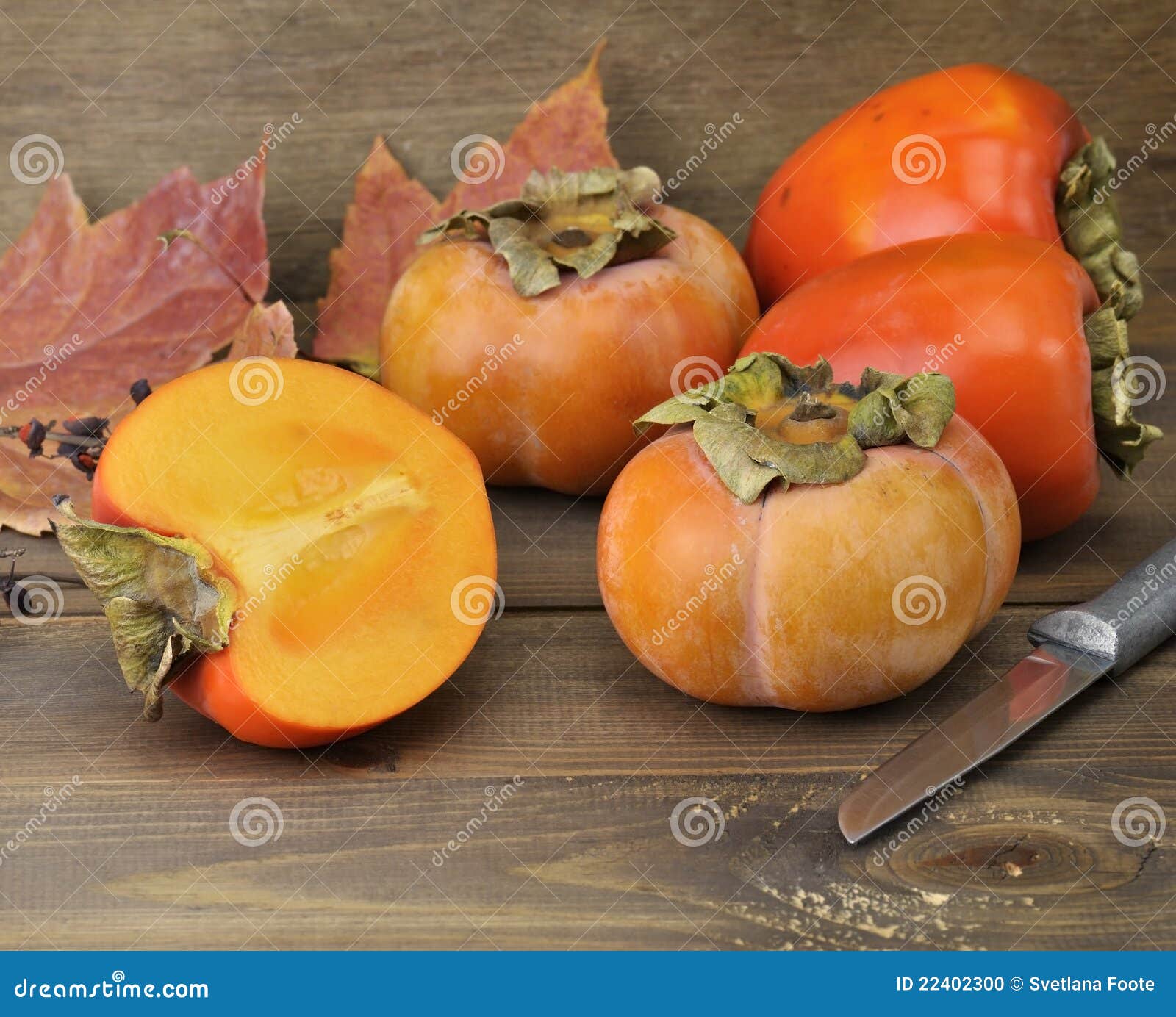 Persimmon Fruits stock photo. Image of healthy, persimmon - 22402300