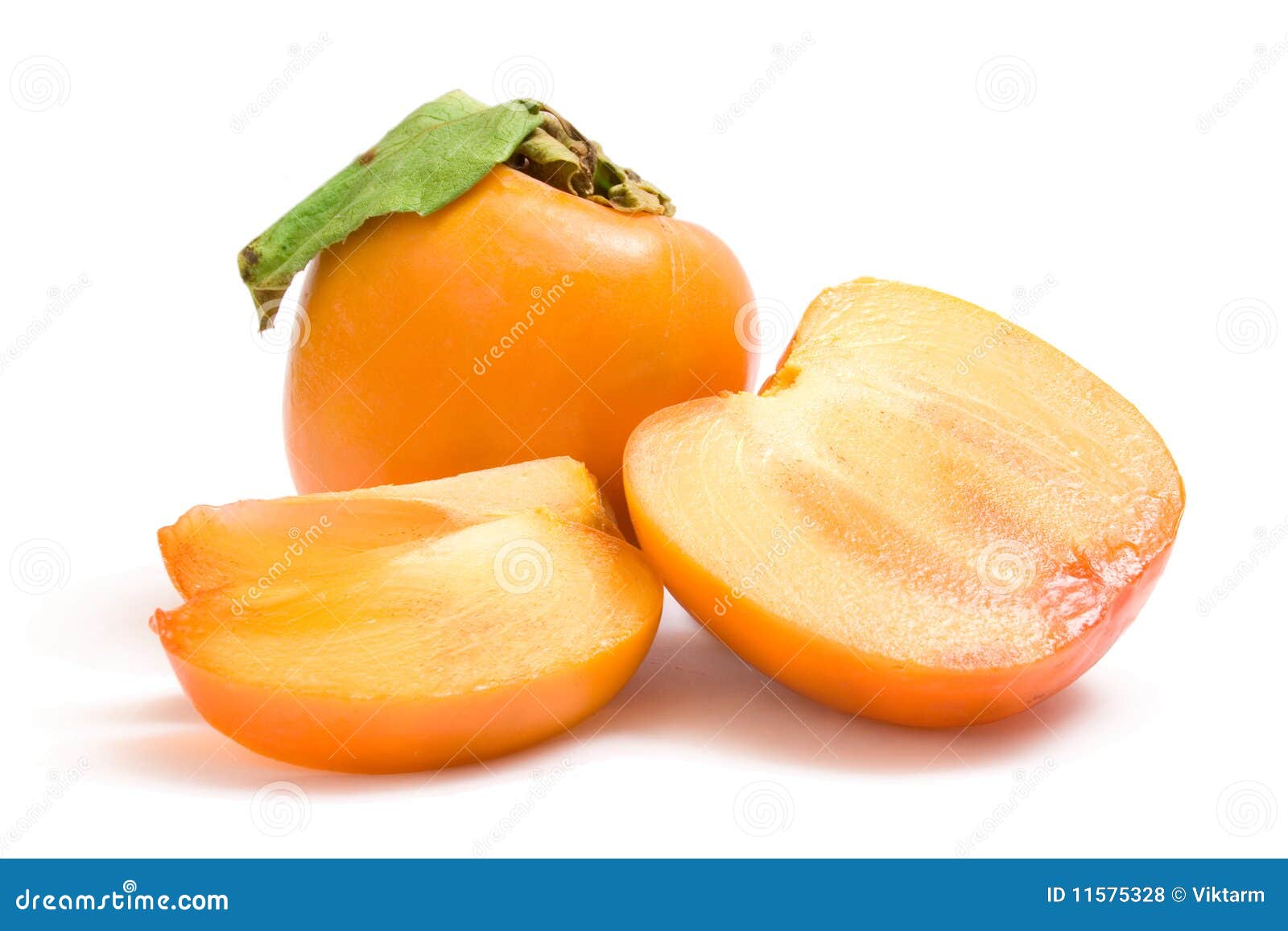 Persimmons stock photo. Image of round, isolated, juicy - 11575328