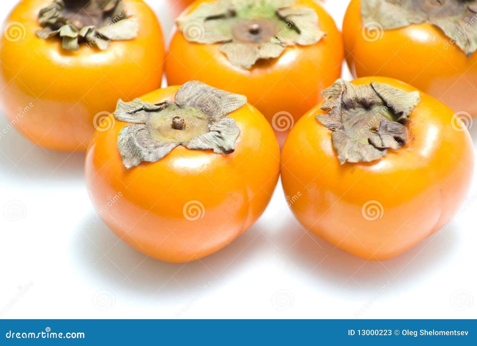 Persimmons. stock image. Image of selective, clean, organic - 13000223