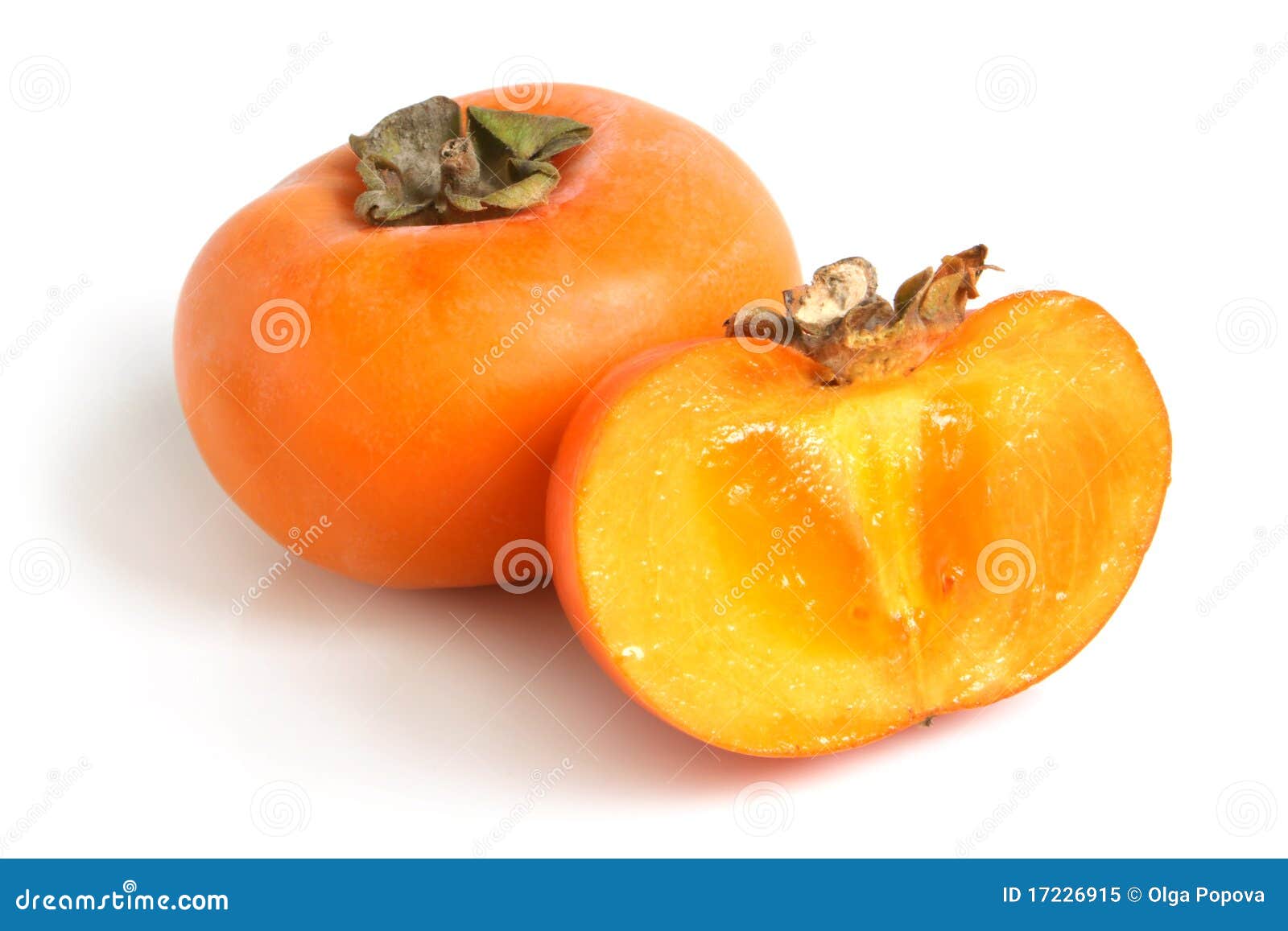 Persimmons stock image. Image of autumn, background, nutritious - 17226915