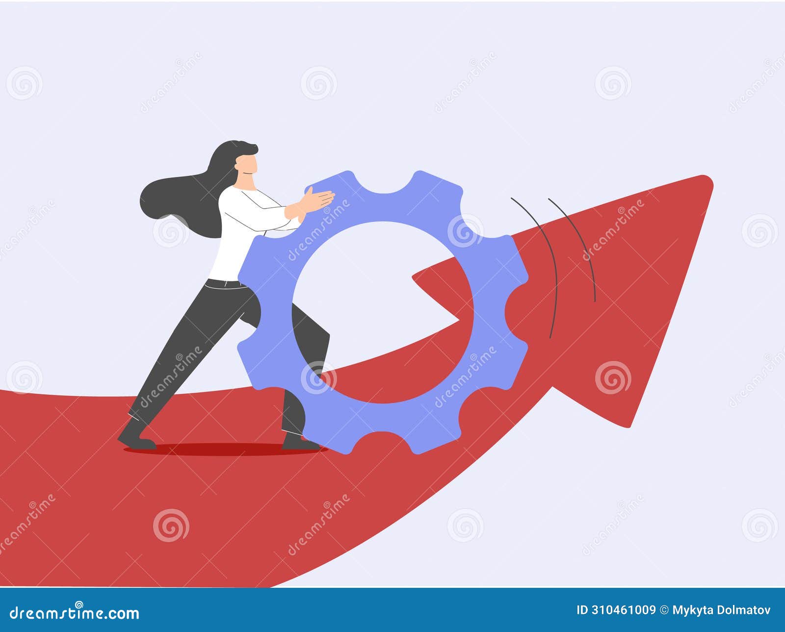 Persistence Isolated Concept Vector Illustration. Perseverance ...