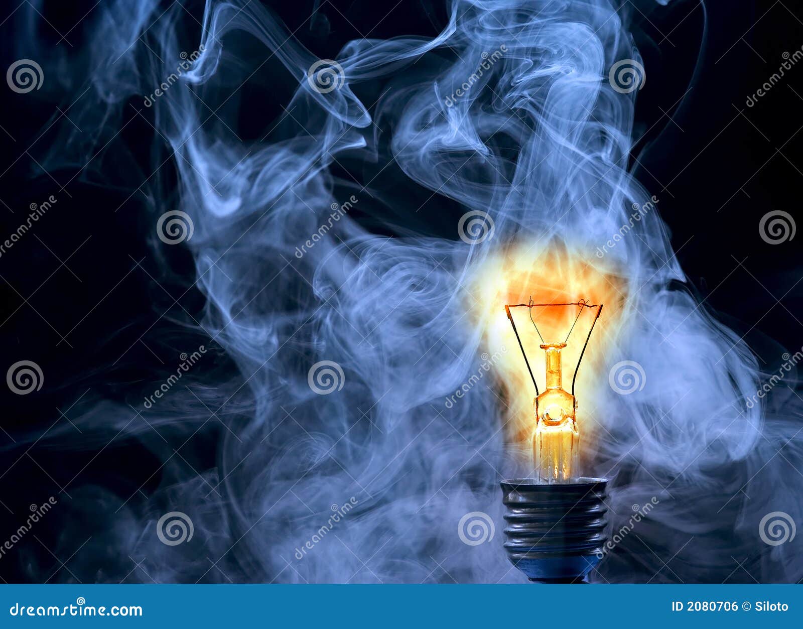 Persistence of vision stock photo. Image of bulb, electricity - 2080706
