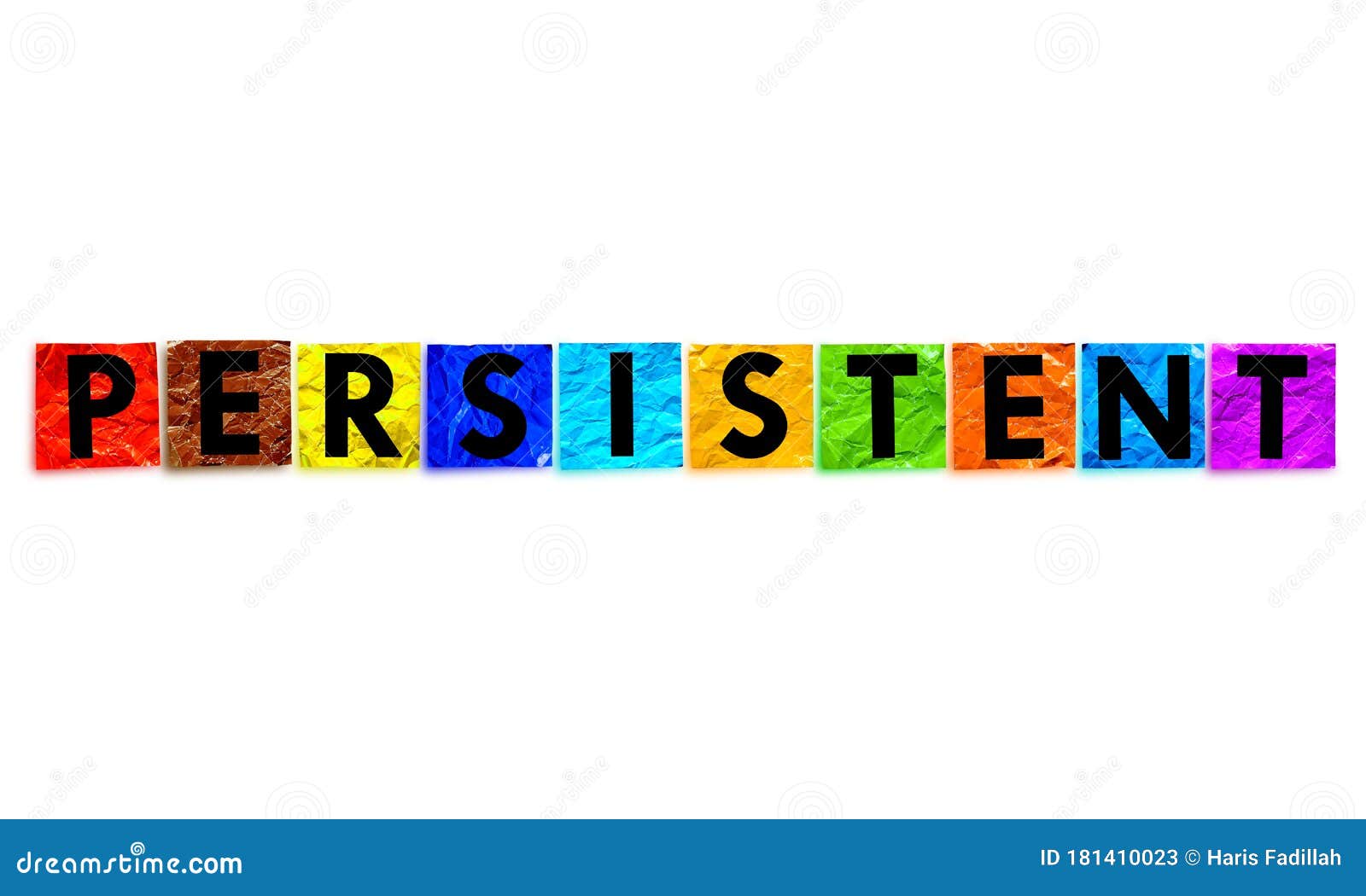 PERSISTENT stock image. Image of consist, integrity - 181410023