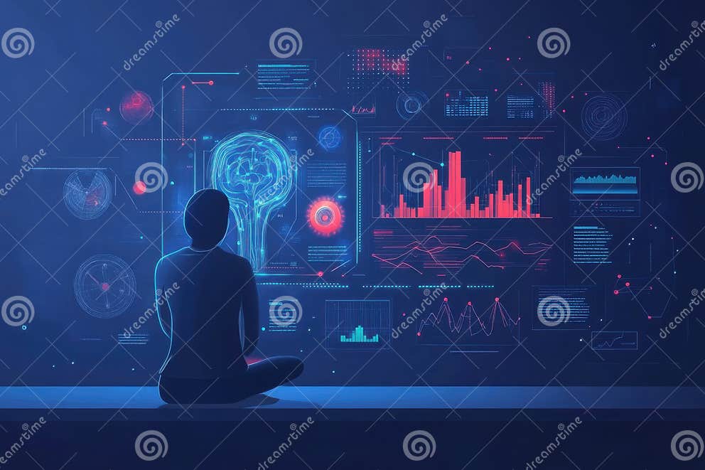 A Person Analyzes Financial Data on a Computer Screen, Showcasing ...