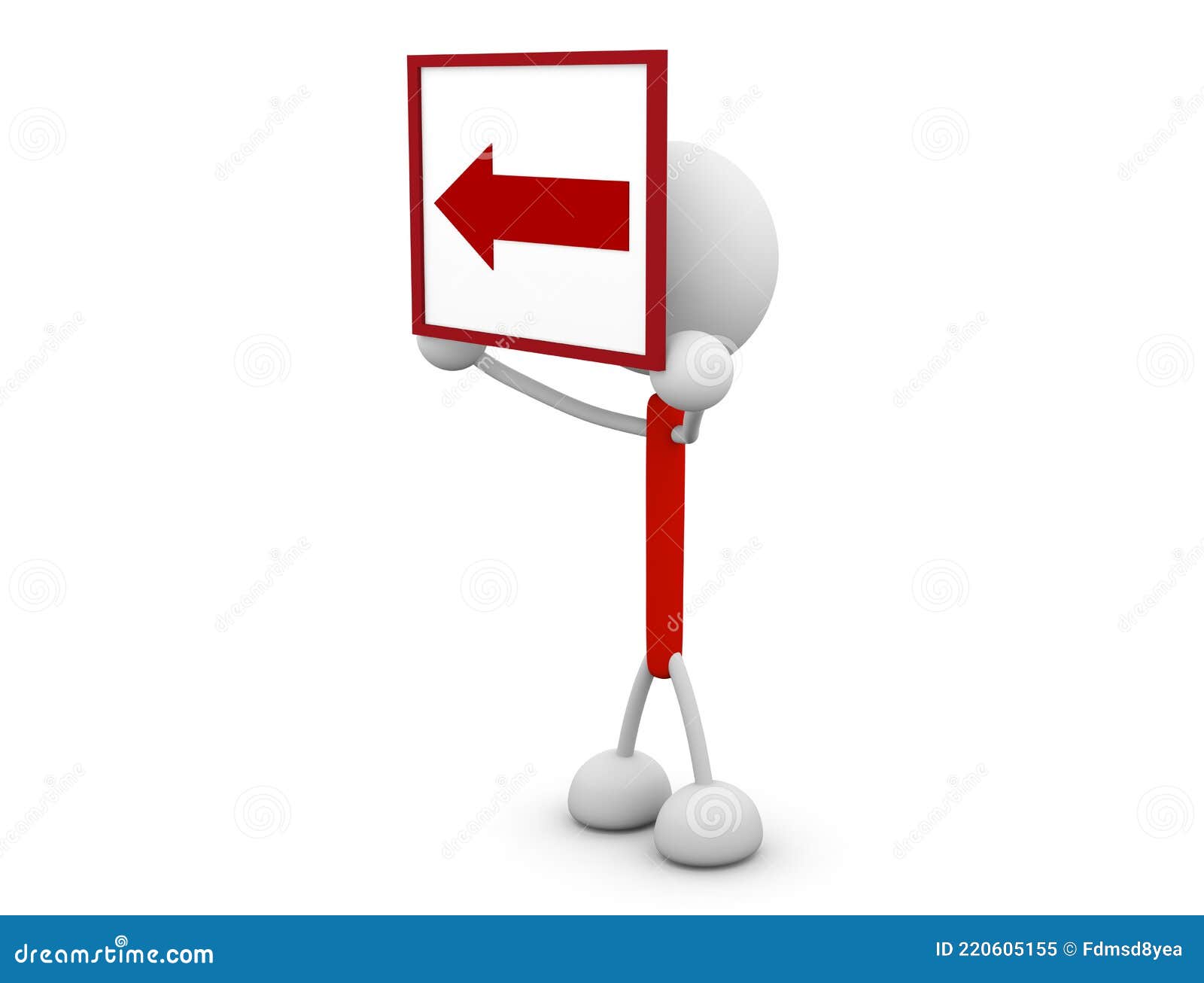 Person with arrow stock illustration. Illustration of clear - 220605155