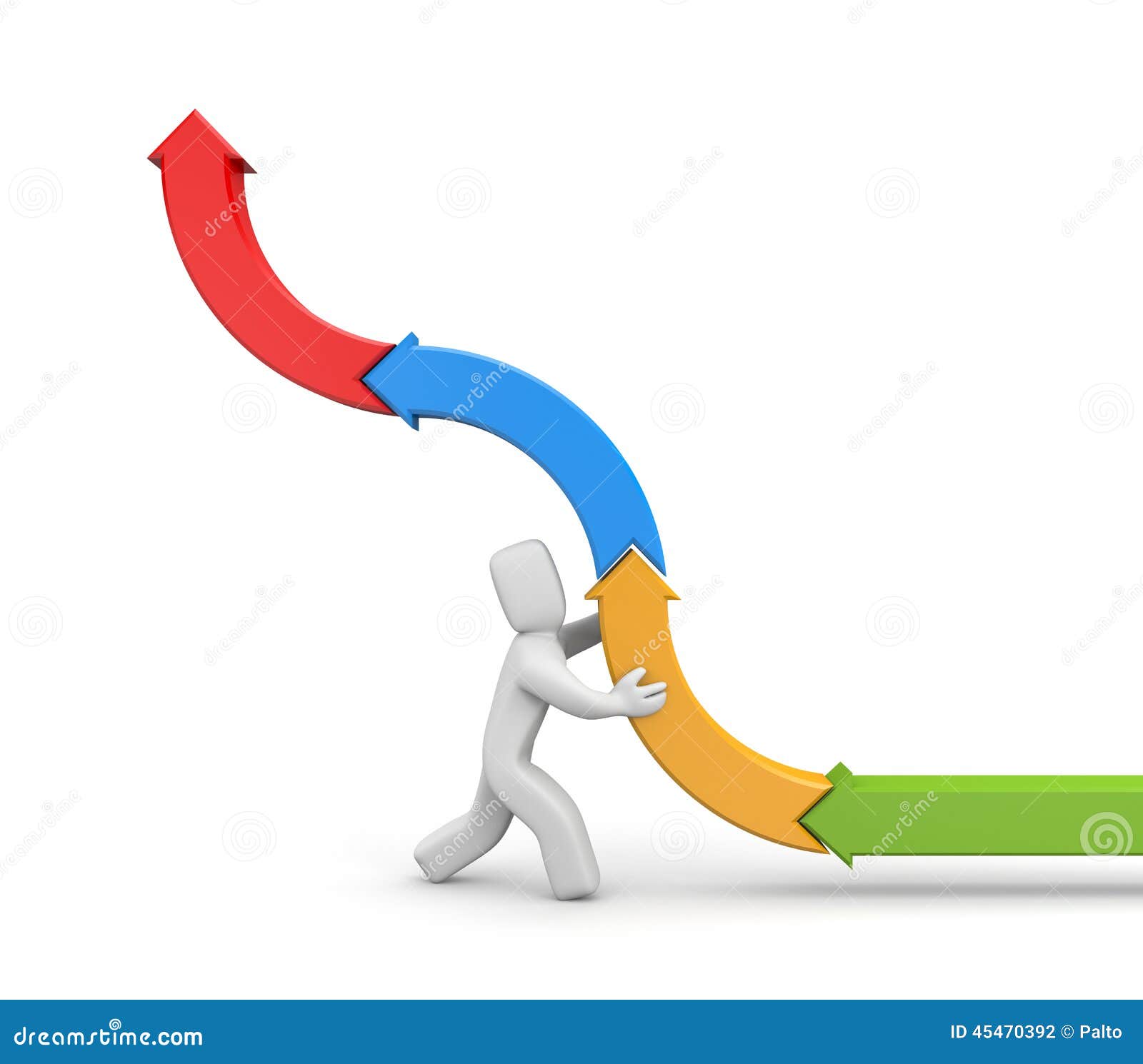 Person With Arrows Stock Photography | CartoonDealer.com #44721650