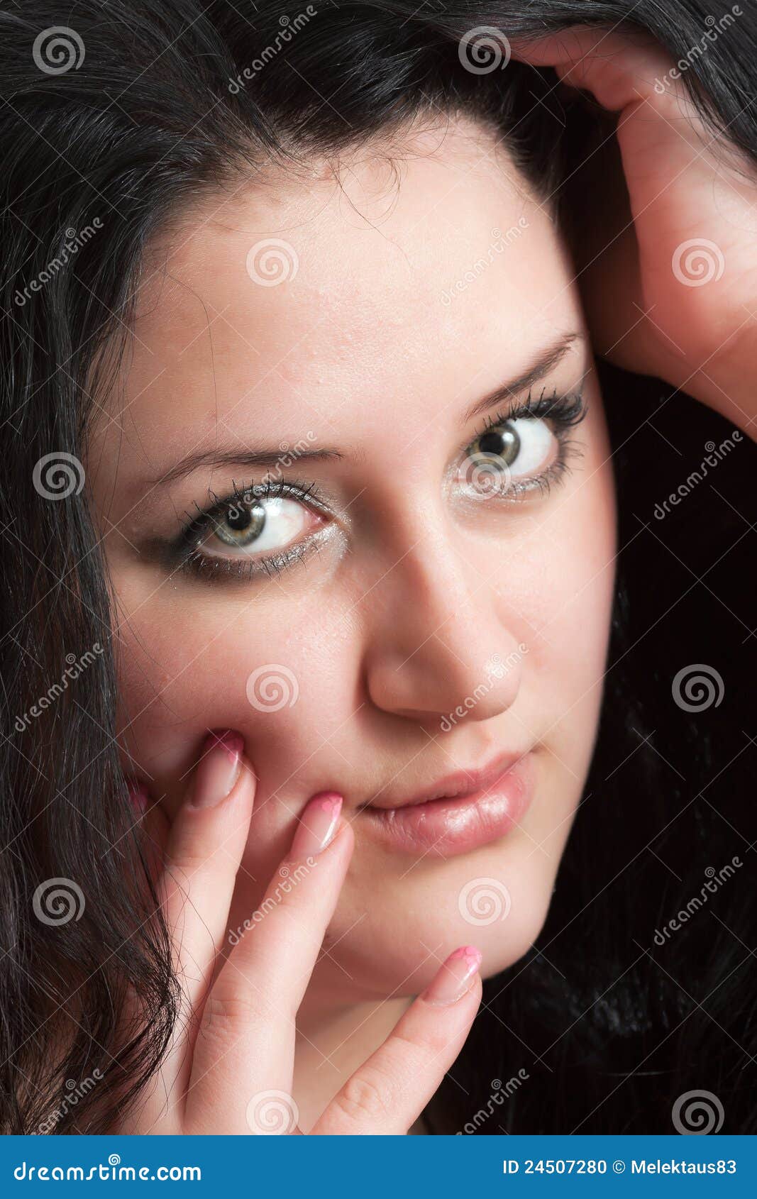 The Person of the Beautiful Girl Stock Photo - Image of hair, beget ...