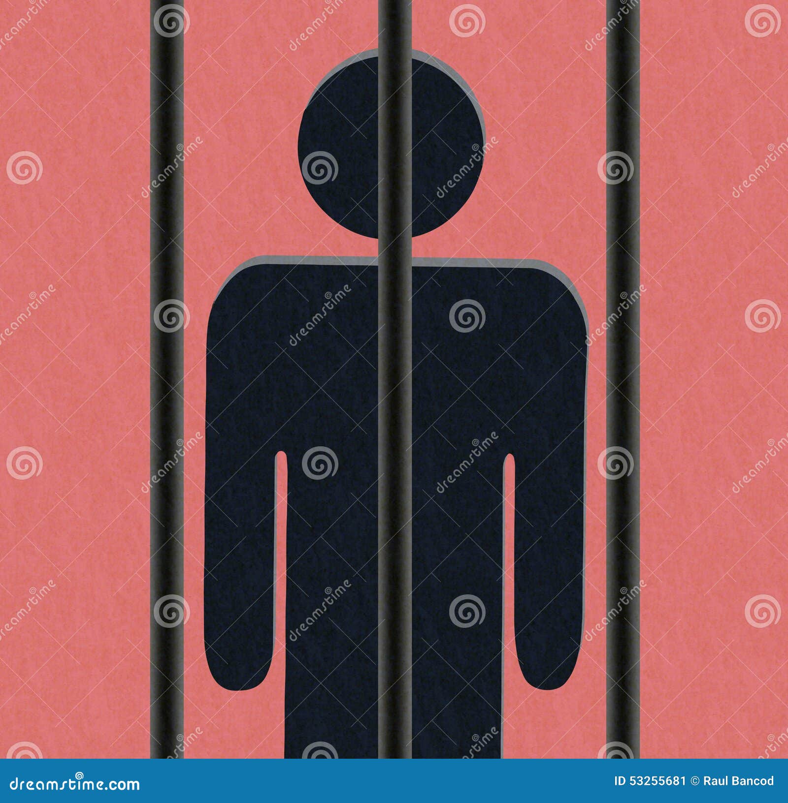 Incarcerated Person In Orange Jumpsuit Sitting Alone In A Bleak Prison ...