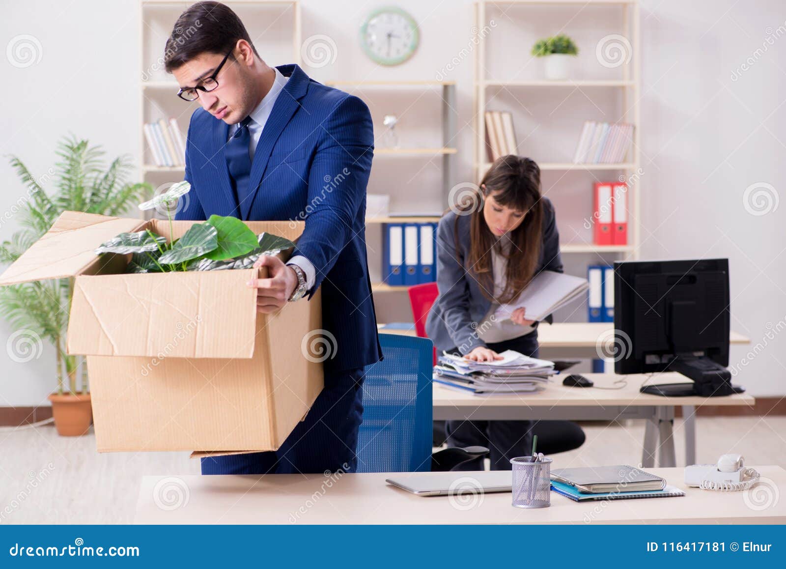 The Person Being Fired from His Work Stock Image - Image of fired ...