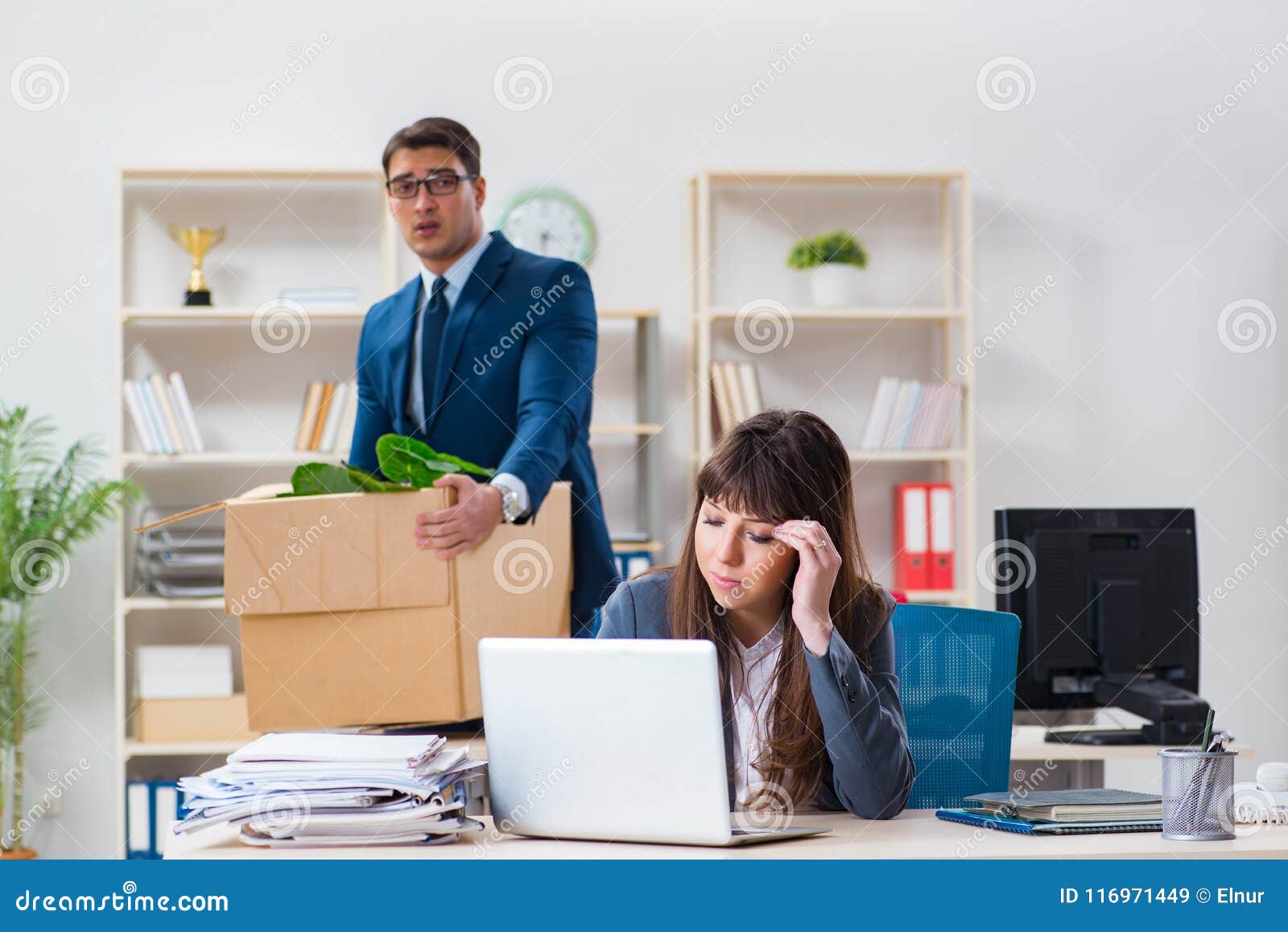 The Person Being Fired from His Work Stock Image - Image of fired ...