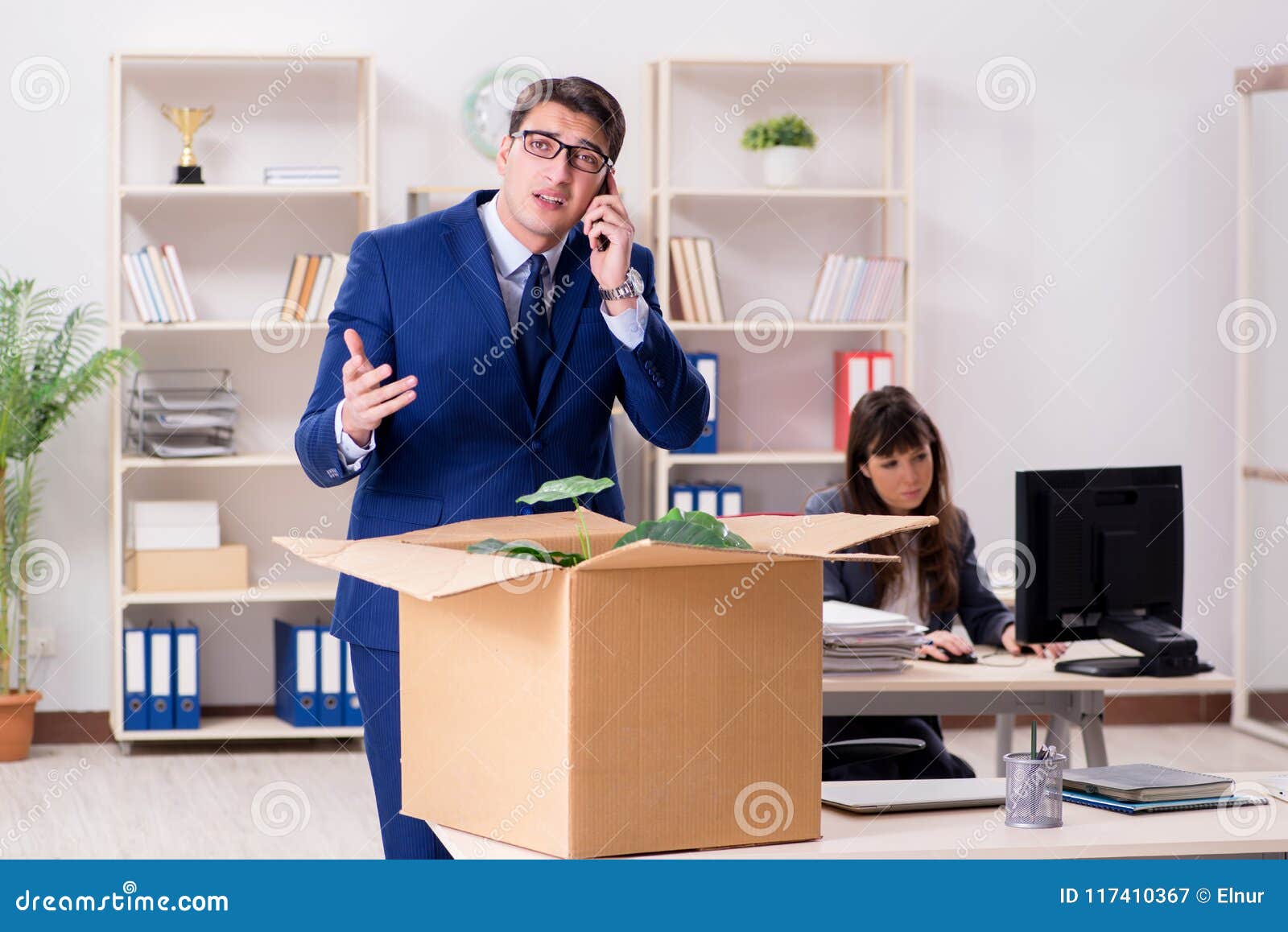 The Person Being Fired from His Work Stock Image - Image of failure ...