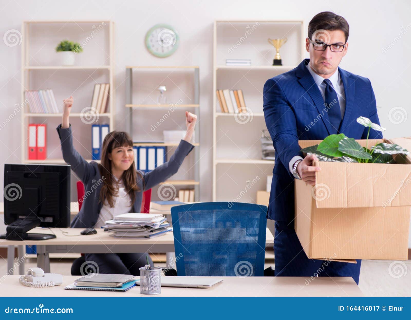 Person Being Fired from His Work Stock Image - Image of laid, crisis ...