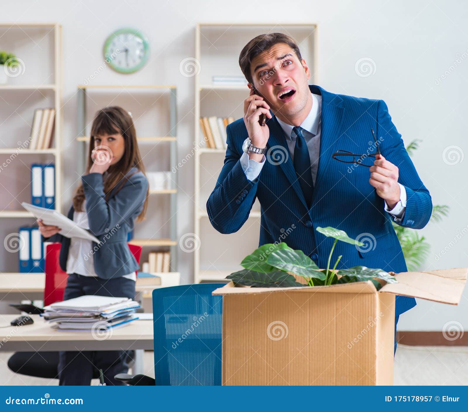 Person Being Fired from His Work Stock Image - Image of employee ...