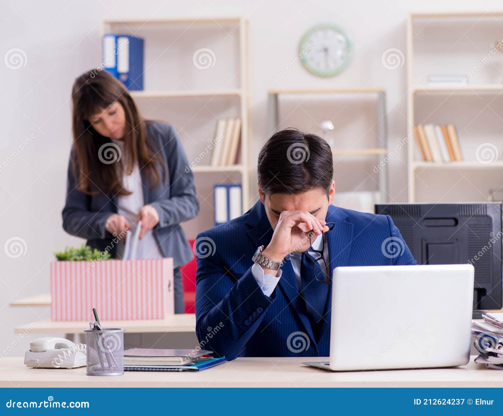 Person Being Fired from His Work Stock Image - Image of redundancy ...