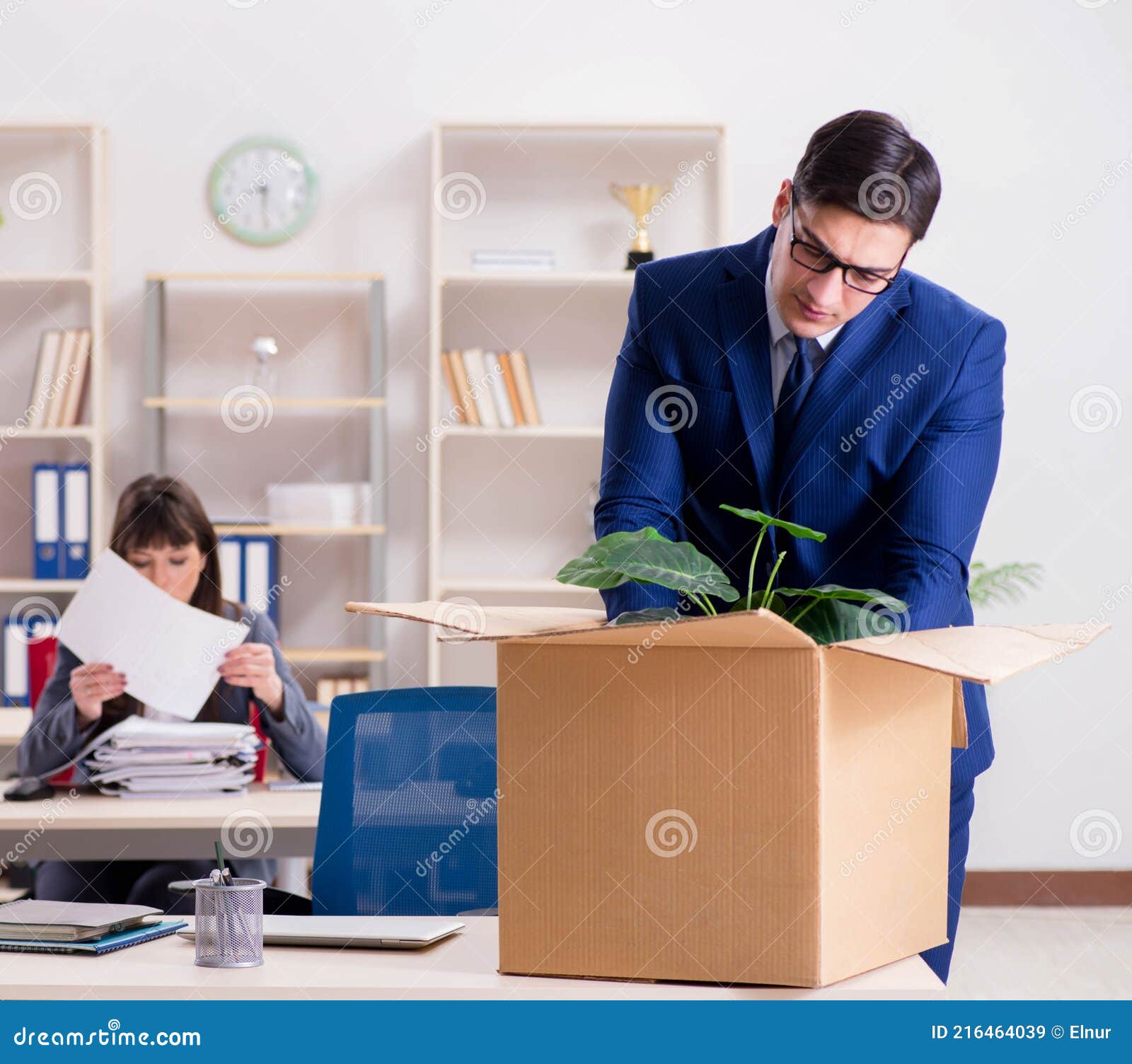 Person Being Fired from His Work Stock Image - Image of recruitment ...
