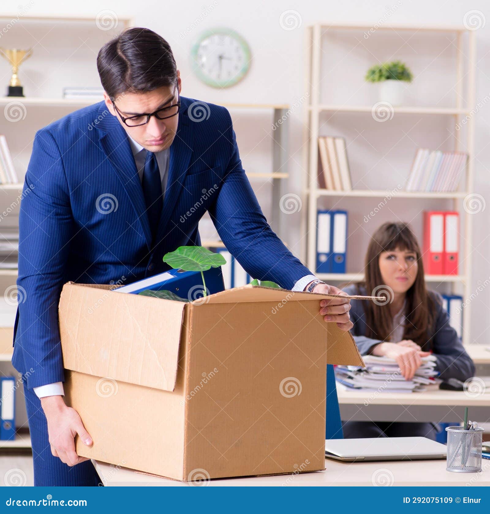 Person Being Fired from His Work Stock Image - Image of career, failure ...