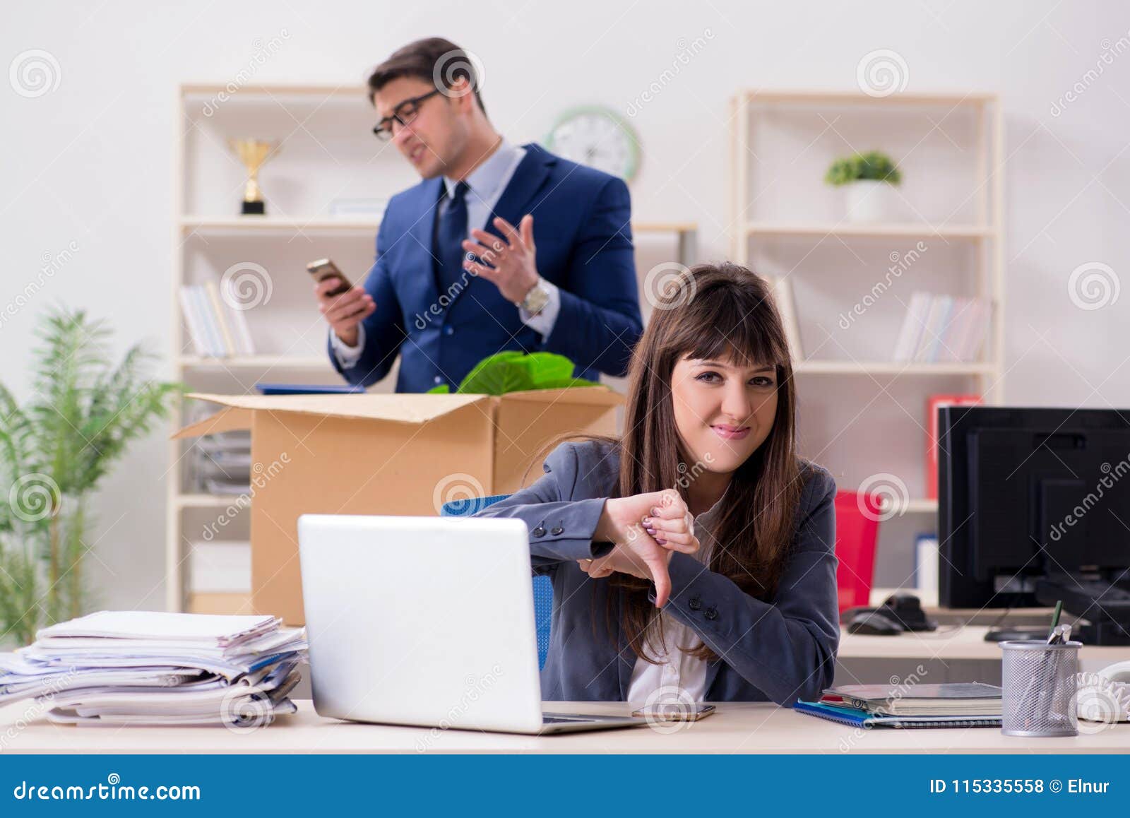 The Person Being Fired from His Work Stock Photo - Image of career ...