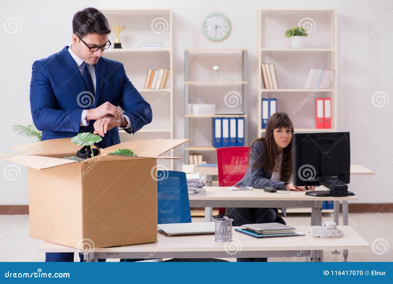 The Person Being Fired from His Work Stock Photo - Image of layoff ...