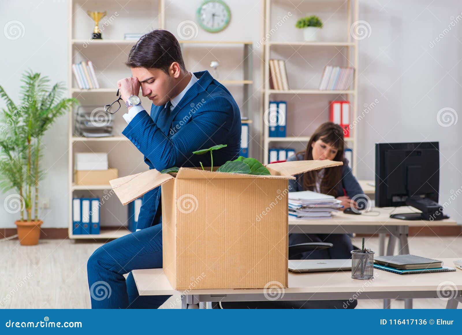 The Person Being Fired from His Work Stock Photo - Image of career ...