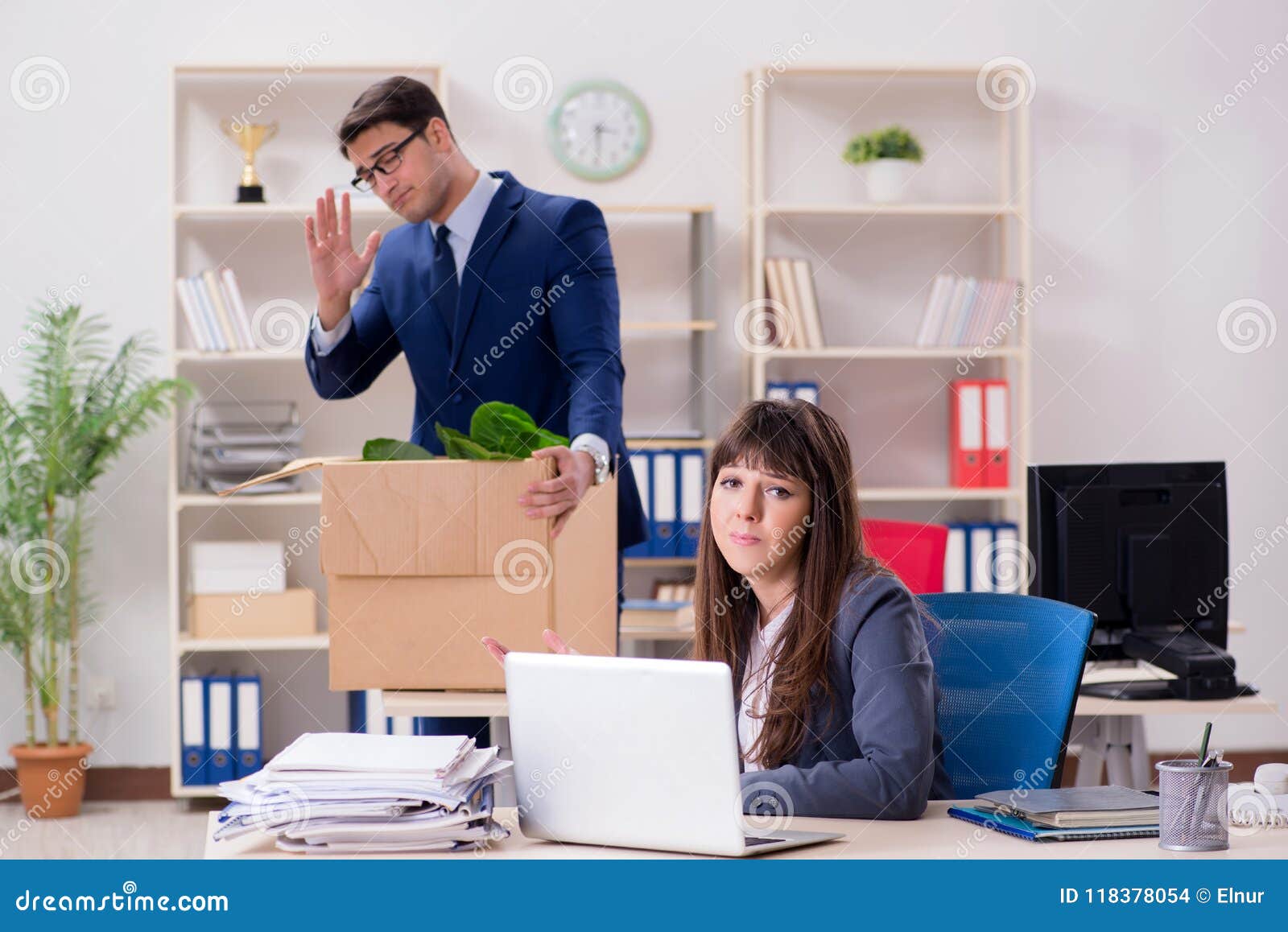 The Person Being Fired from His Work Stock Photo - Image of laid ...