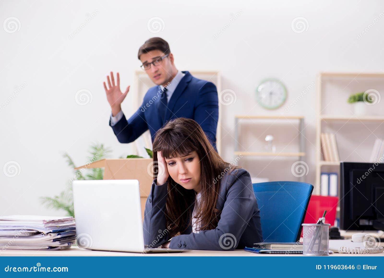 The Person Being Fired from His Work Stock Photo - Image of laid ...
