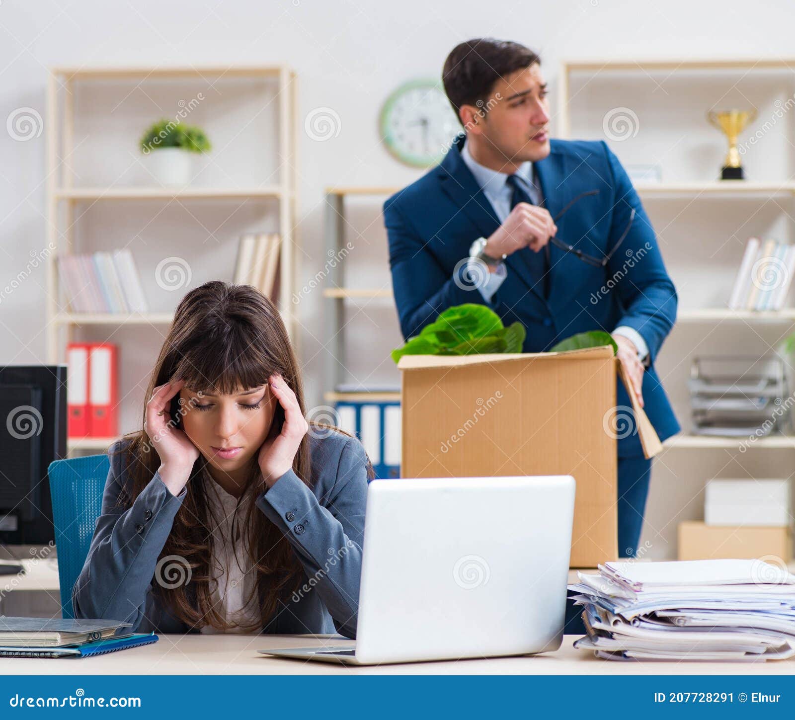 Person Being Fired from His Work Stock Image - Image of move, business ...