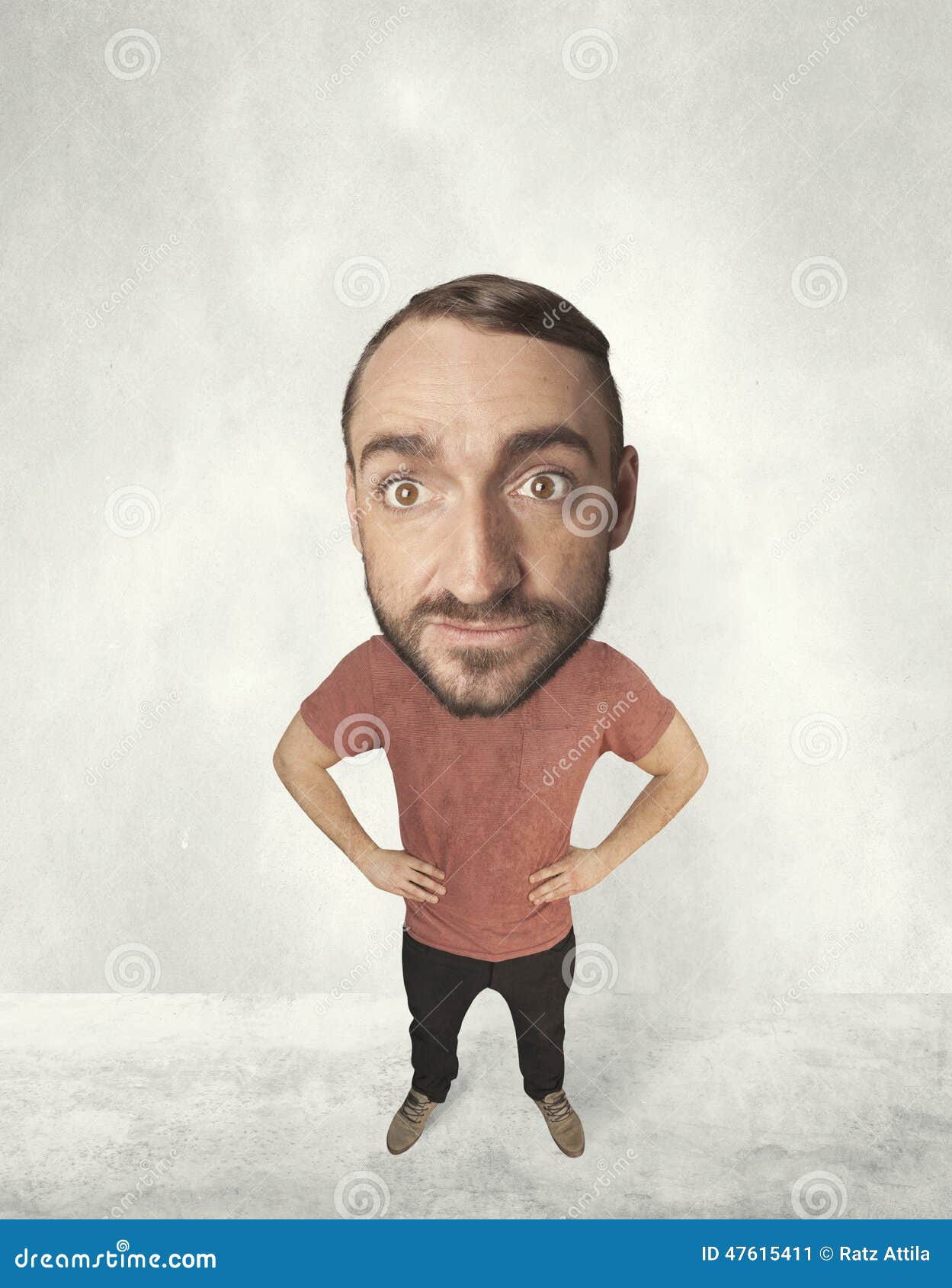 Person with big head stock image. Image of happy, idea - 47615411