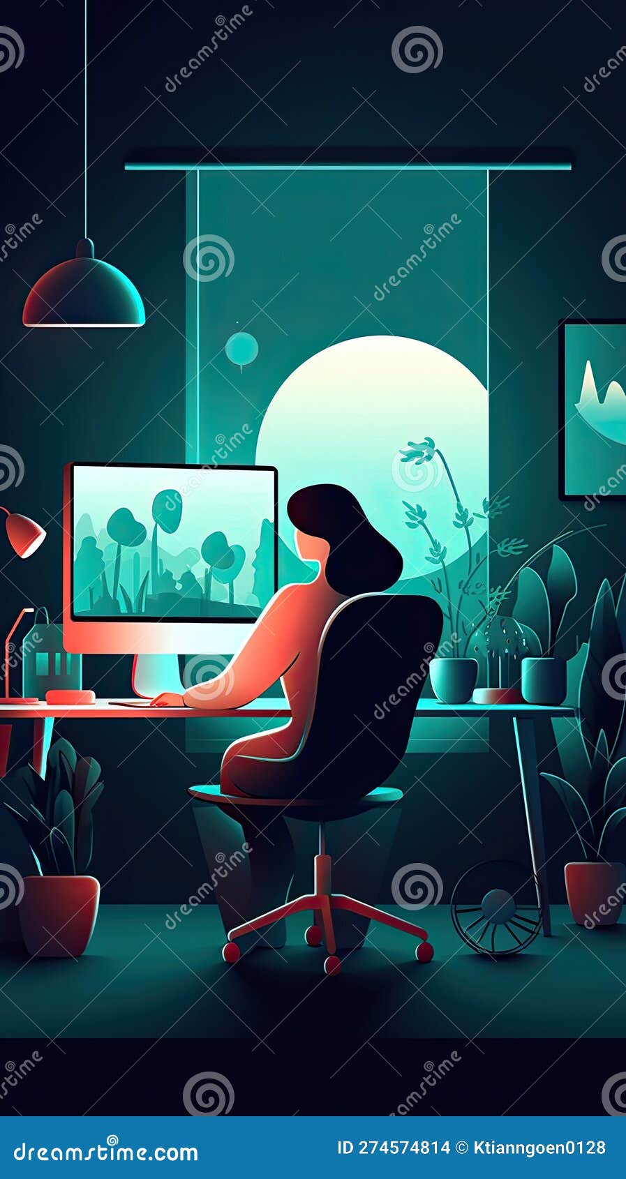 A Person Browsing Products on a Computer Device while Sitting at a Desk ...