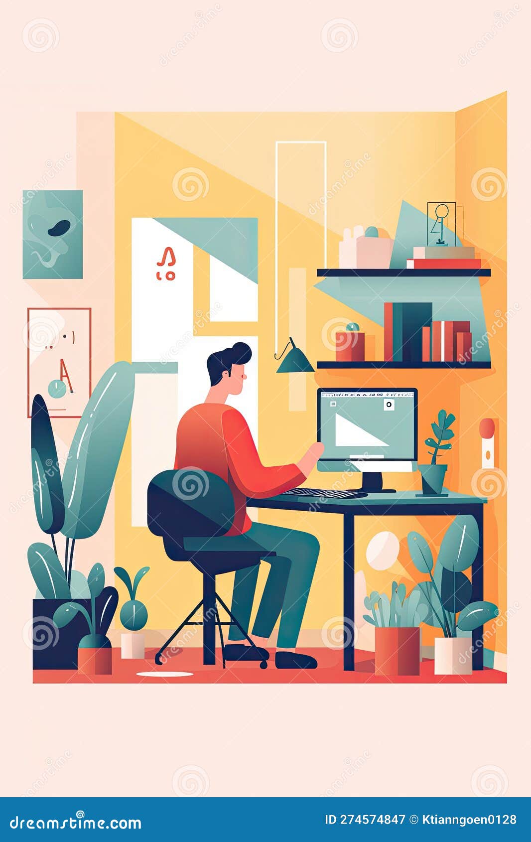 A Person Browsing Products on a Computer Device while Sitting at a Desk ...