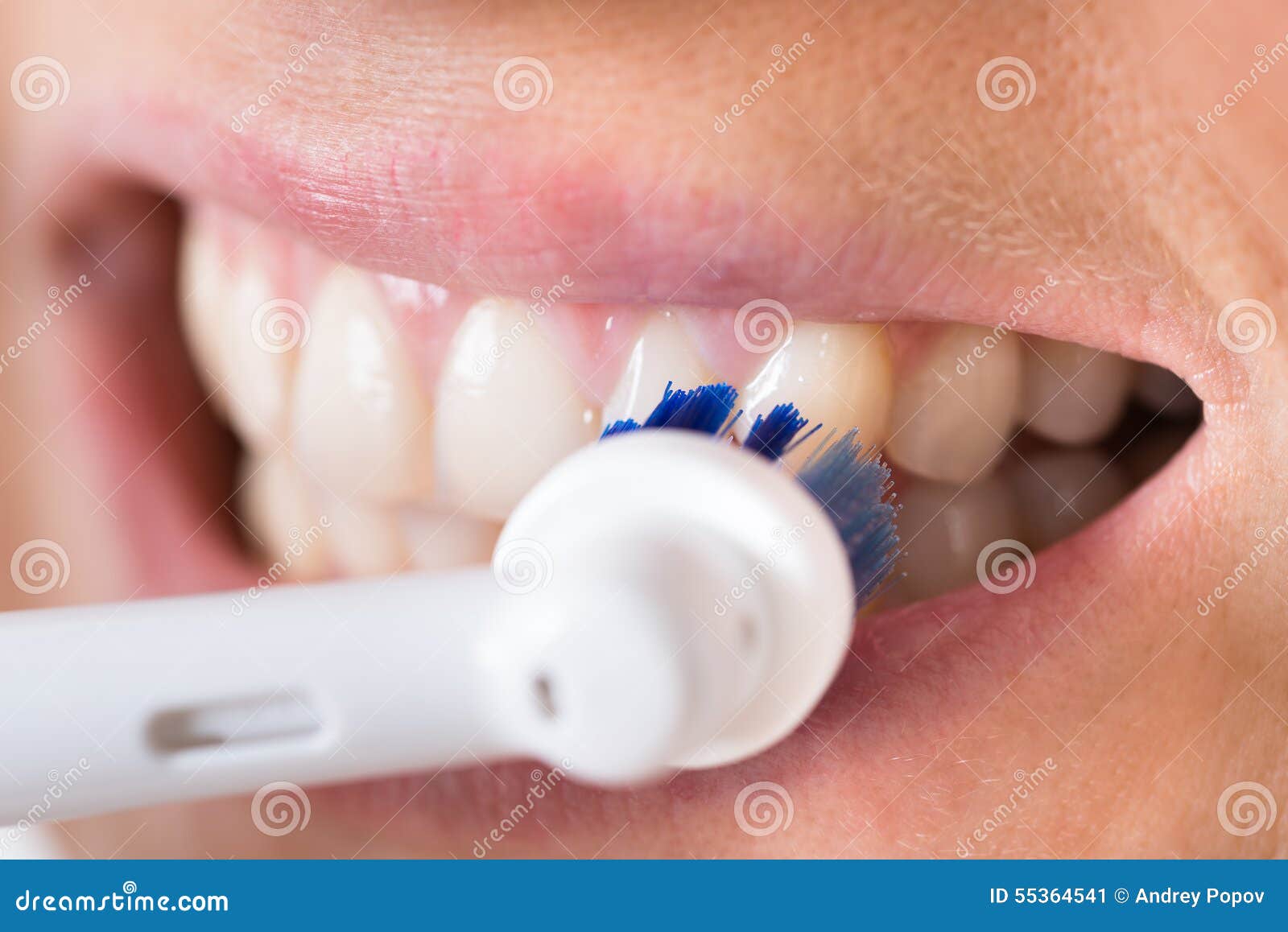Person brushing teeth stock image. Image of health, detail - 55364541