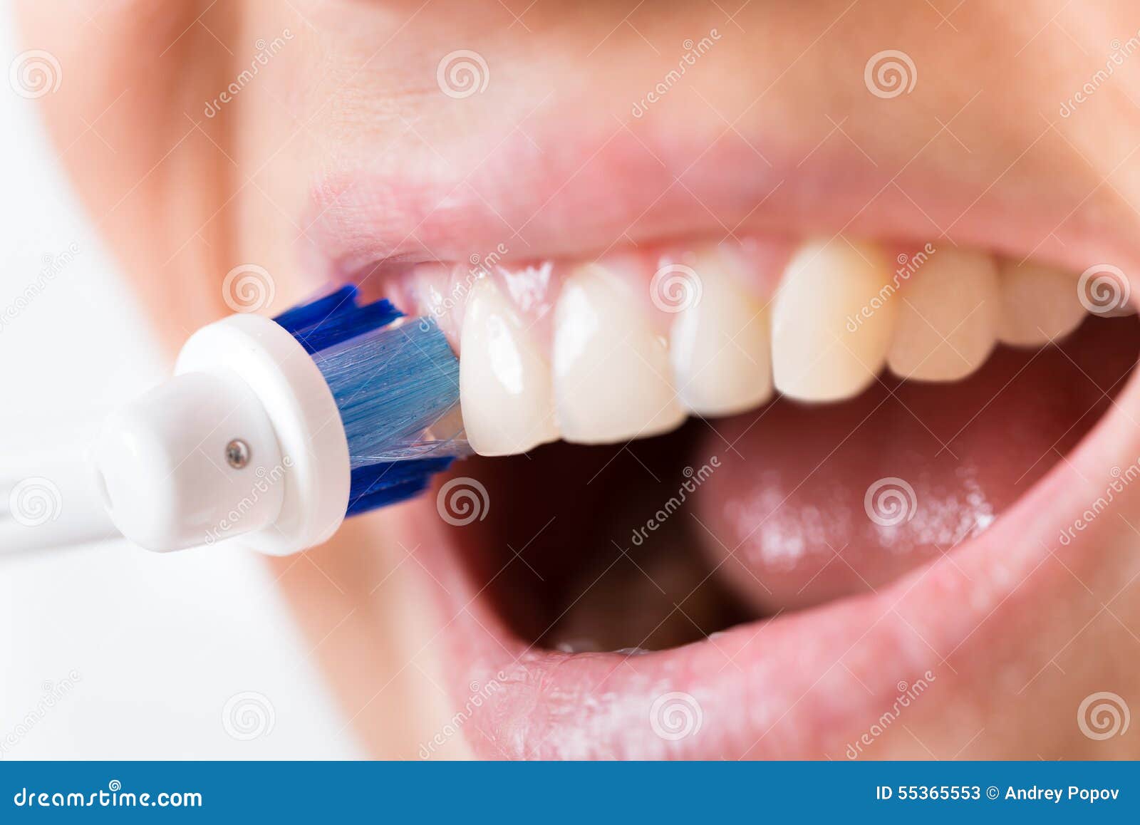 Person brushing teeth stock image. Image of fresh, close - 55365553
