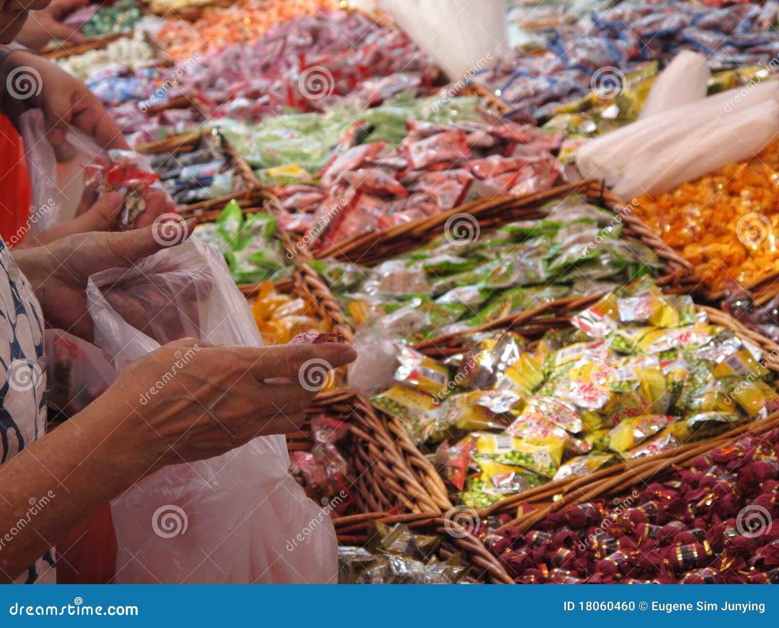 Person buying sweets stock photo. Image of year, chinese - 18060460