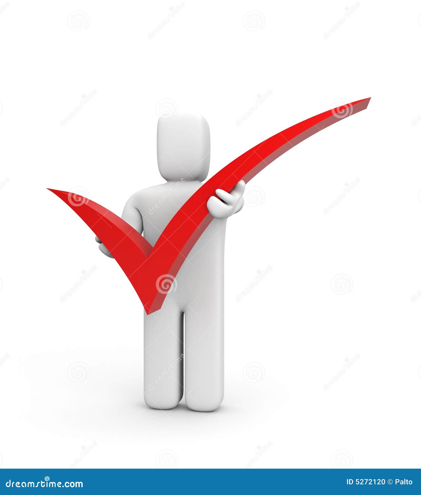 Person and check symbol stock illustration. Illustration of document ...