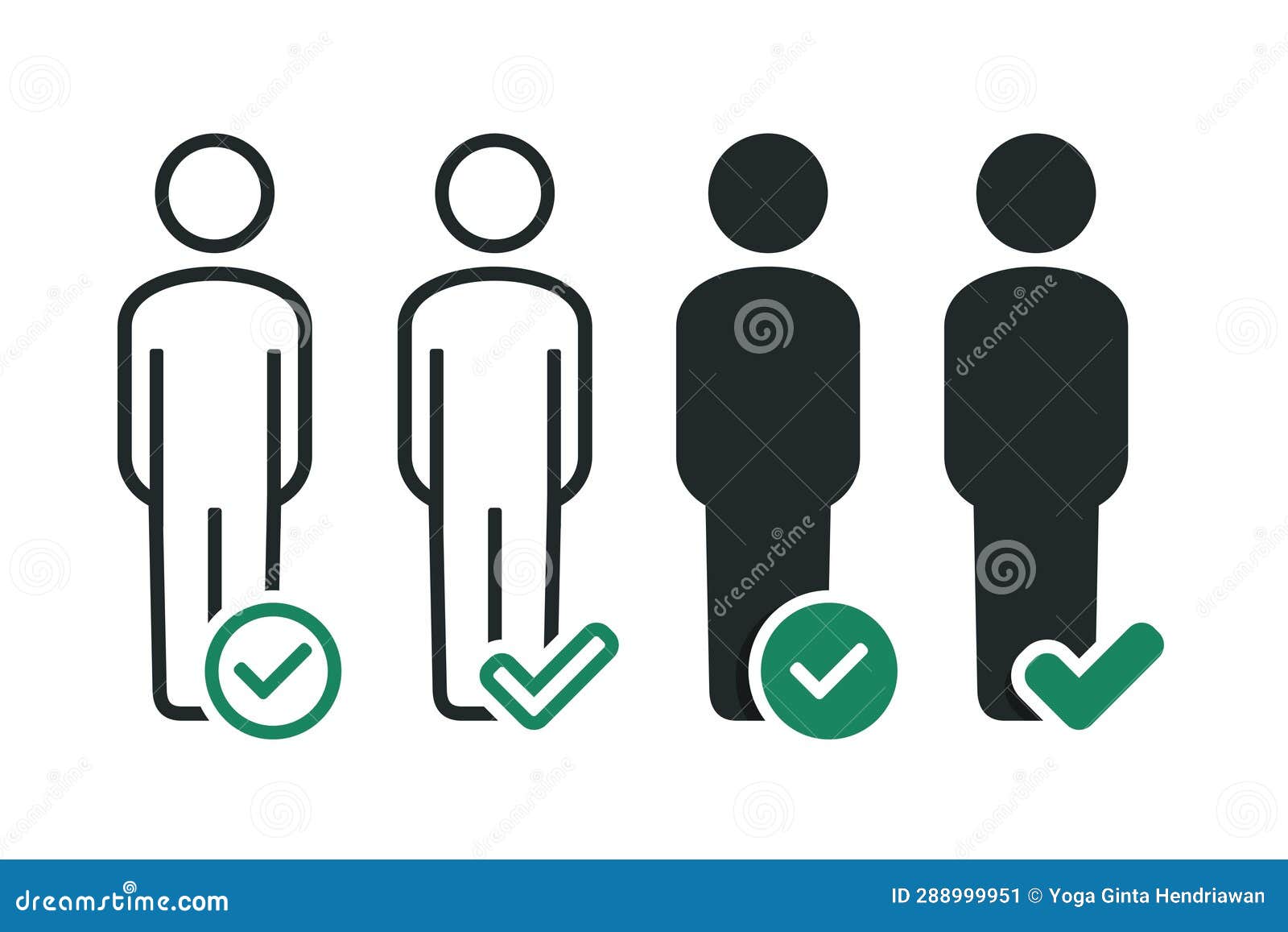 Person Checklist Icon. Vector Illustration Stock Vector - Illustration ...