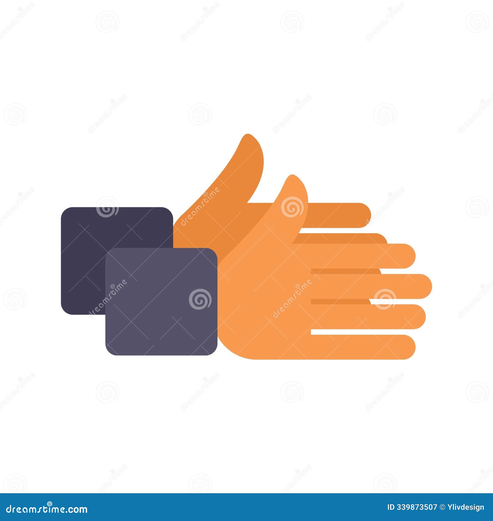Two Hands Clapping Showing Appreciation and Support Stock Image - Image ...